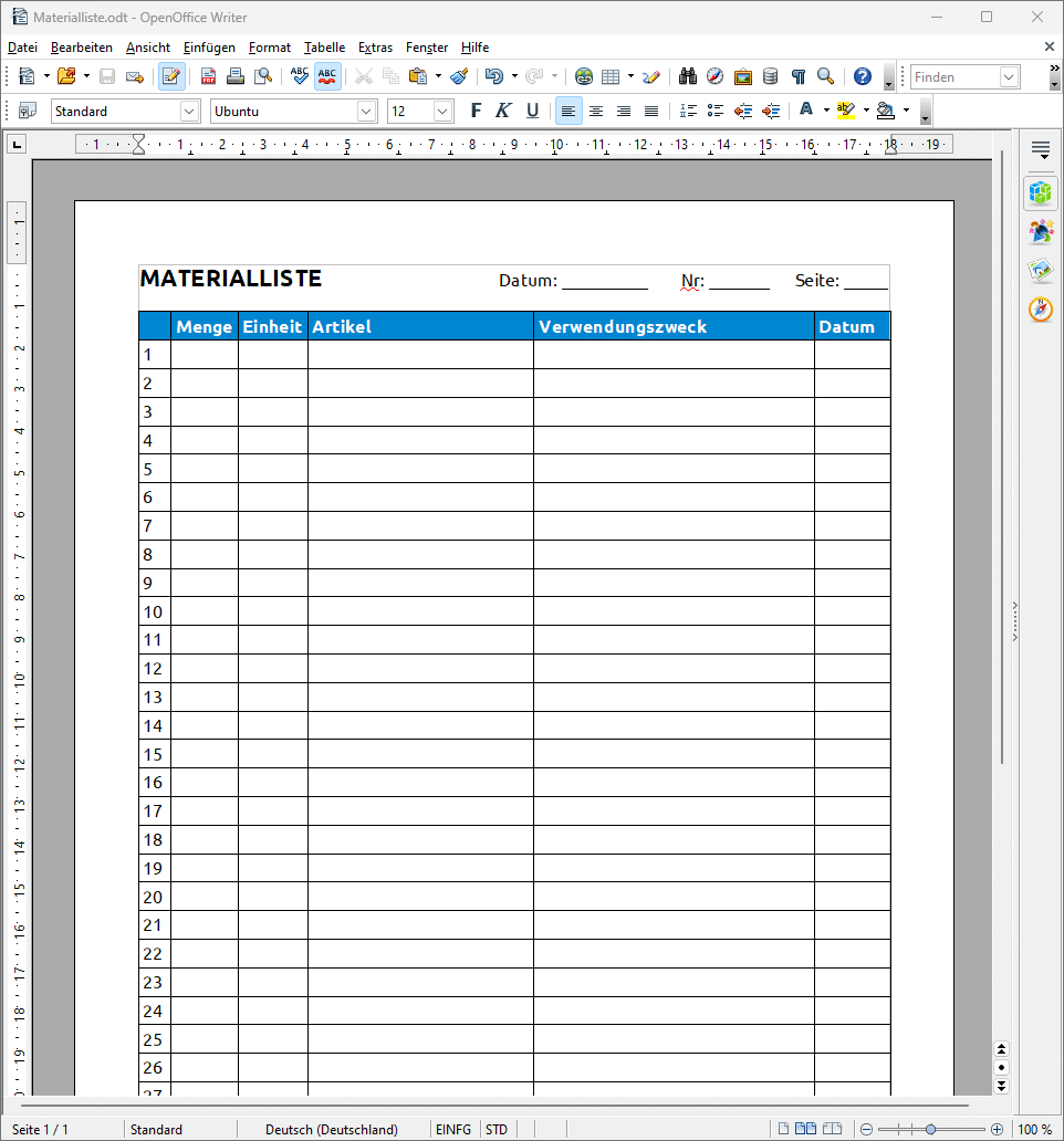 Erstellung von PDF-Formularen - Formilo